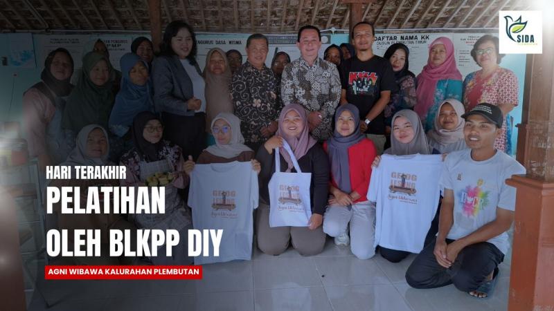 Hari Terakhir Pelatihan BLKPP DIY Resmi Ditutup oleh Kepala BLKP